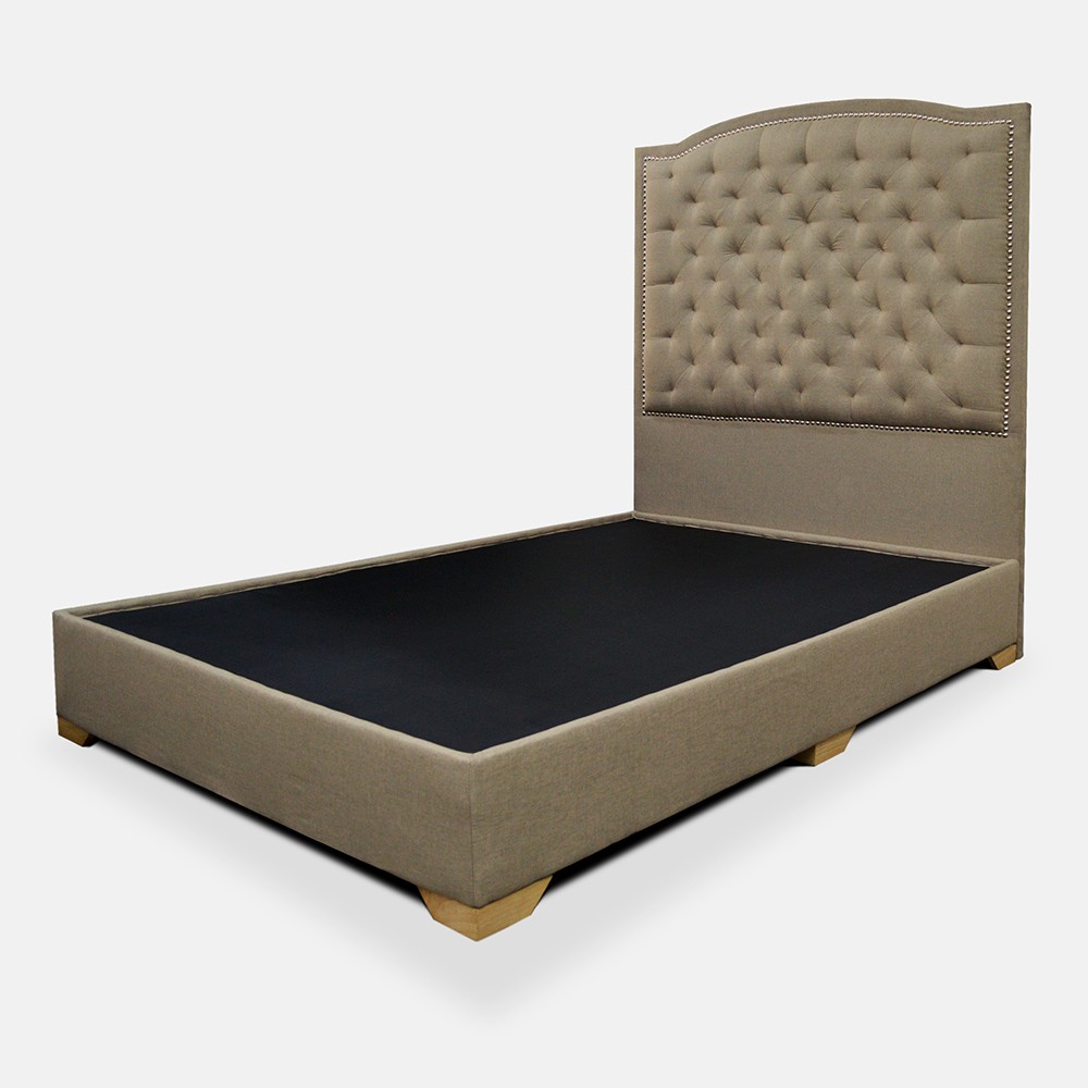 Cama Lawrence Tela Camel 100cm